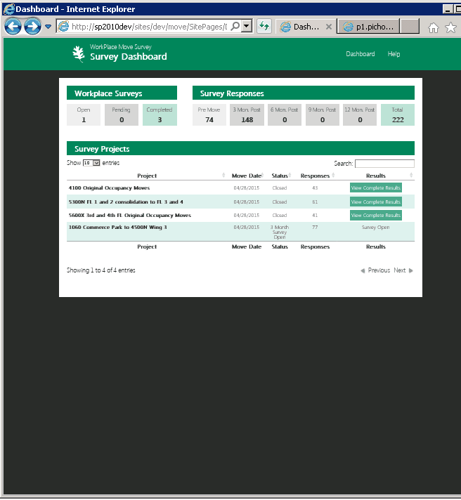 SharePoint Examples: Survey Custom Results