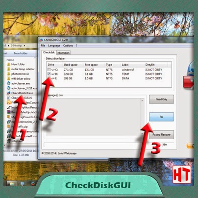 CARA MEMPERBAIKI HARD DISK DENGAN CHKDSK / CHECKDISK BAG.3