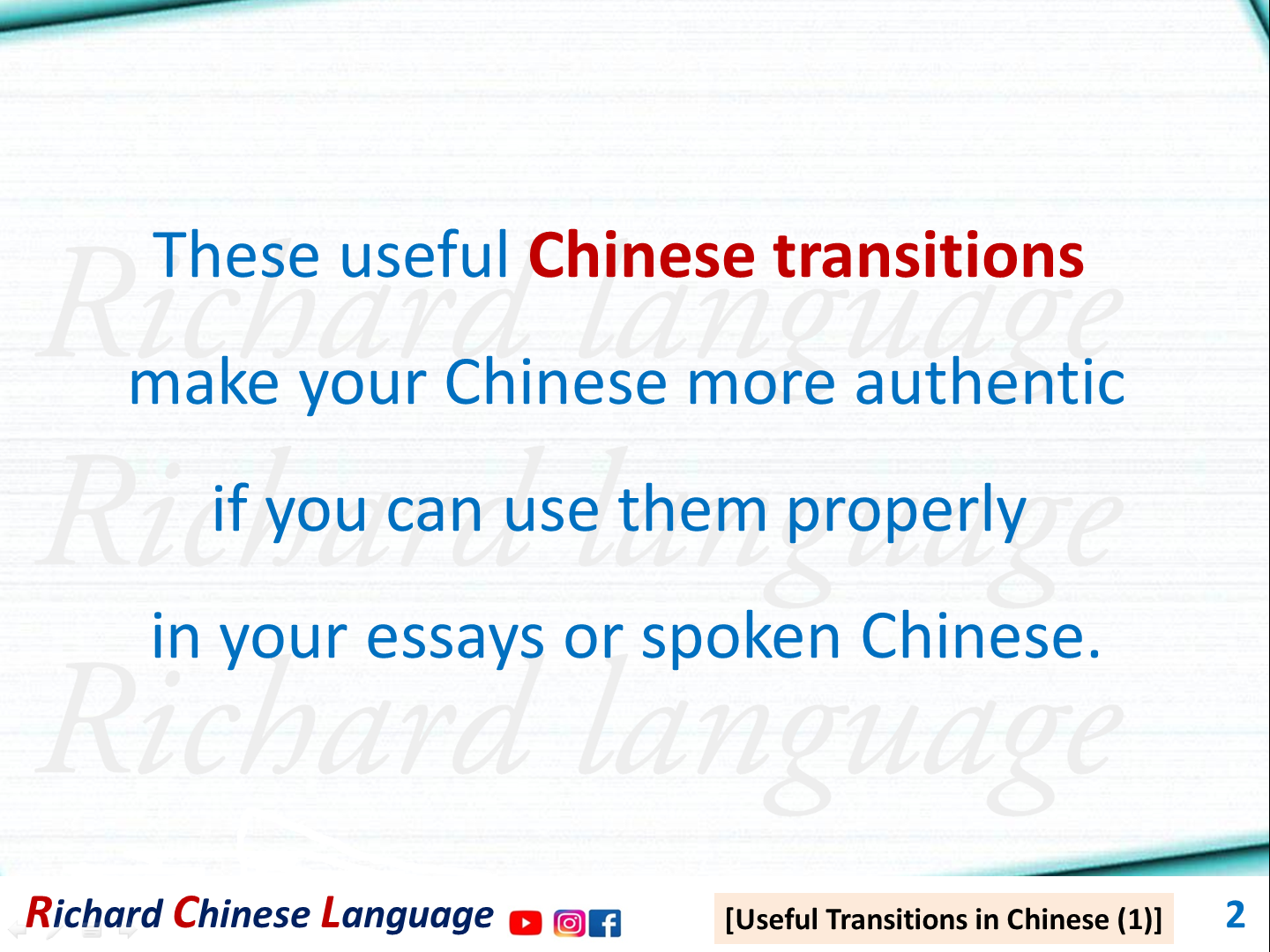 Richard Chinese: The Best Way to Learn Chinese: 9 Useful Chinese ...