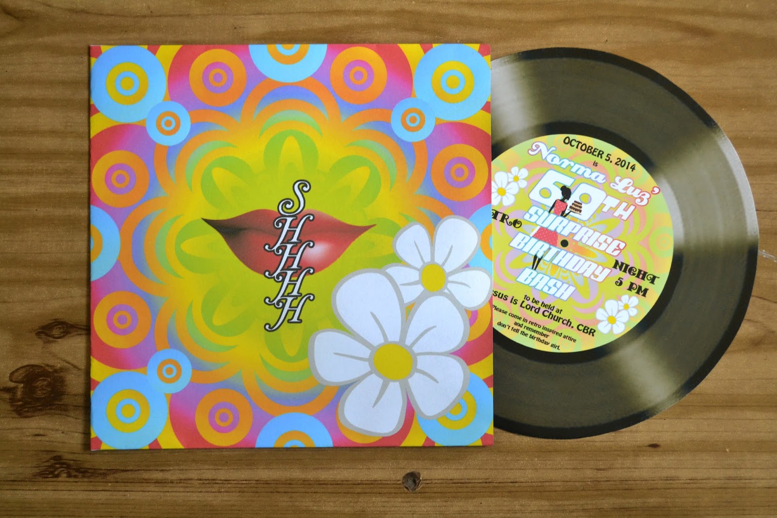 Craftventure Time: Retro-themed Surprise Party Invitations