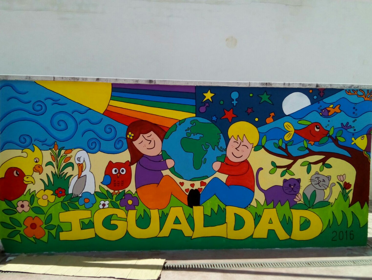 NOTIBLOG: MURAL SOBRE IGUALDAD (AMPA)