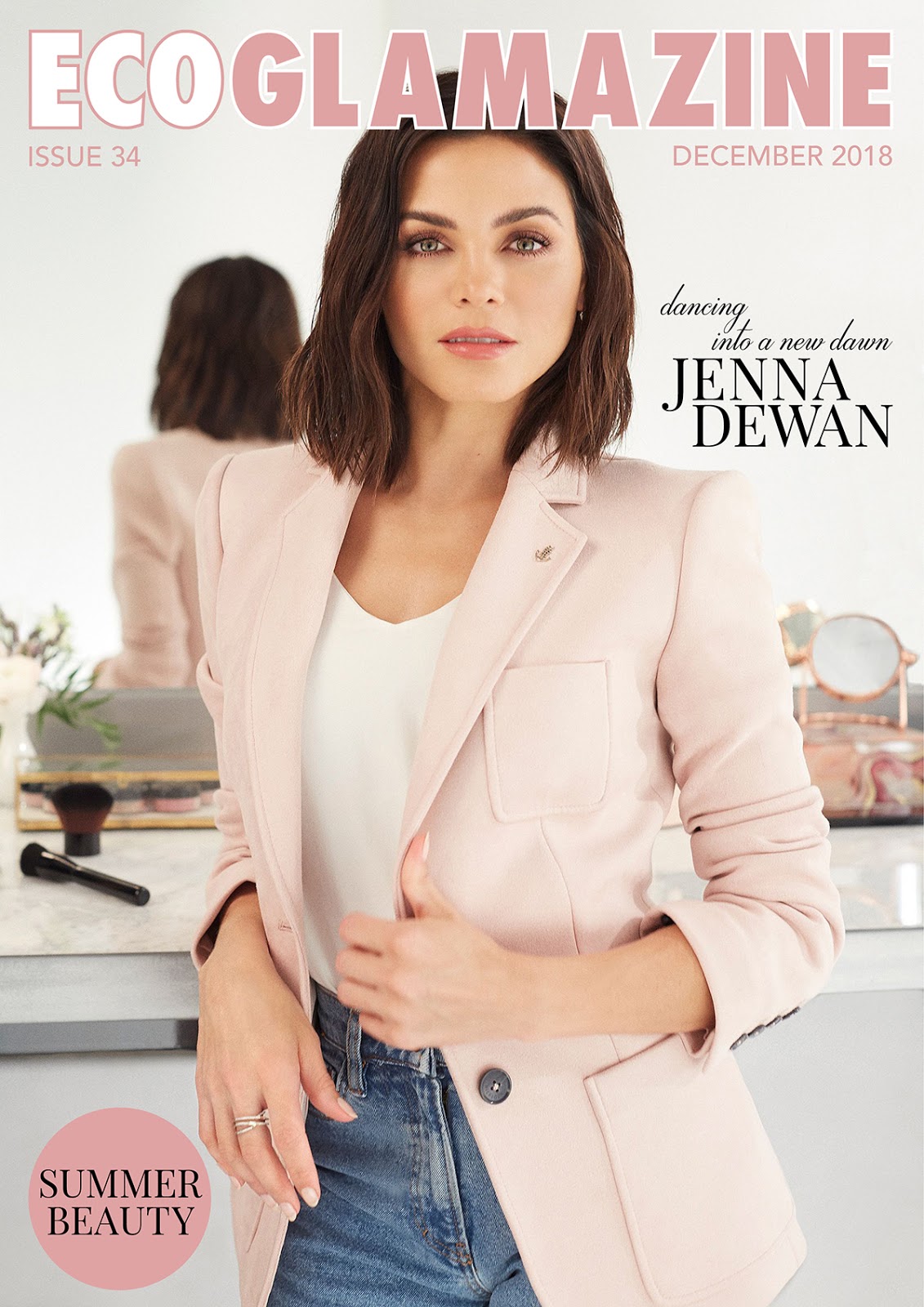 ECO GLAMAZINE: ECO ANGEL: Jenna Dewan