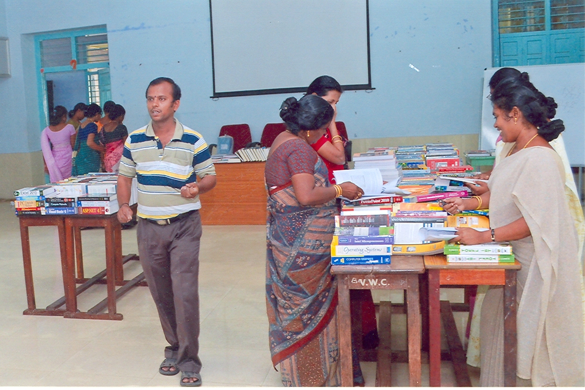 V.V.V. College LIBRARY: Book Exhibition - 15.03.2012