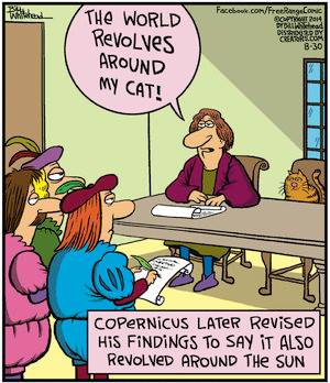 Mystery Fanfare: Cartoon of the Day: Copernicus
