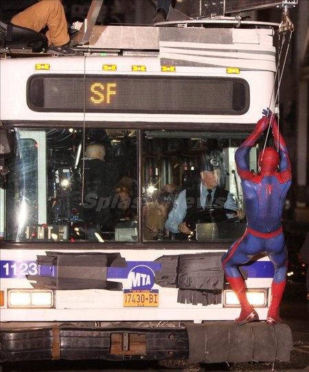 Movie News: The Amazing Spider-Man Stunt Scene Photos