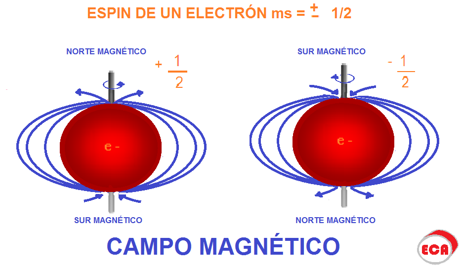 QUÍMICA ECA Enseñanza media: NÚMERO CUÁNTICO ESPÍN (s)