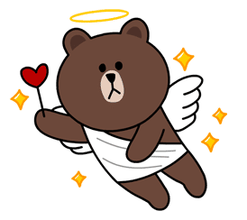 Brown & Cony | [PNG Pack] Sticker LINE Camera