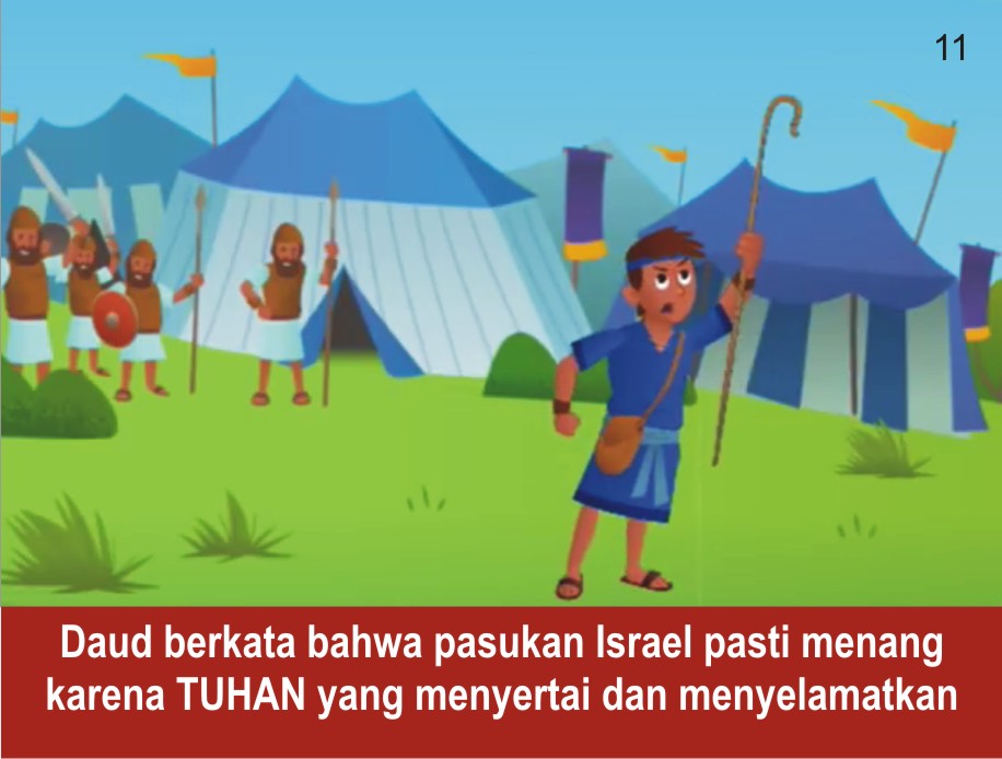 Komik Alkitab Anak: Daud Melawan Goliat