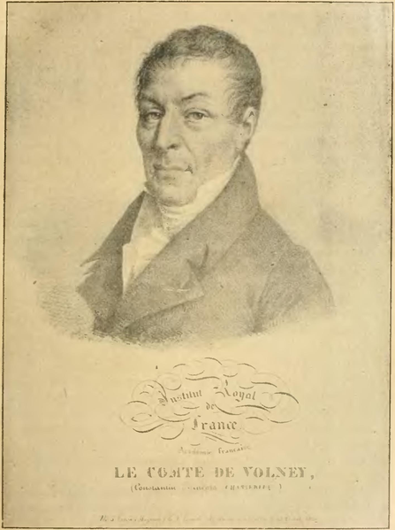 Words Lost & Regained: Constantin François de Chassebœuf, Comte de Volney