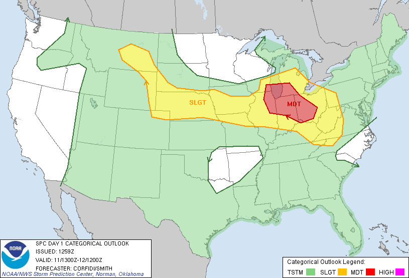 The Weather Centre: July 11 Moderate Risk Severe Weather Discussion
