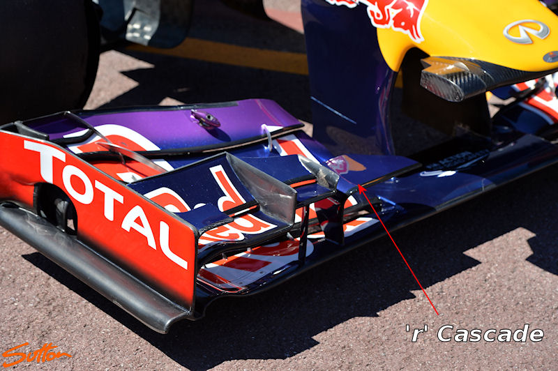 Front Wing Cascades - F1 Technical Terms - SomersF1 - The technical ...