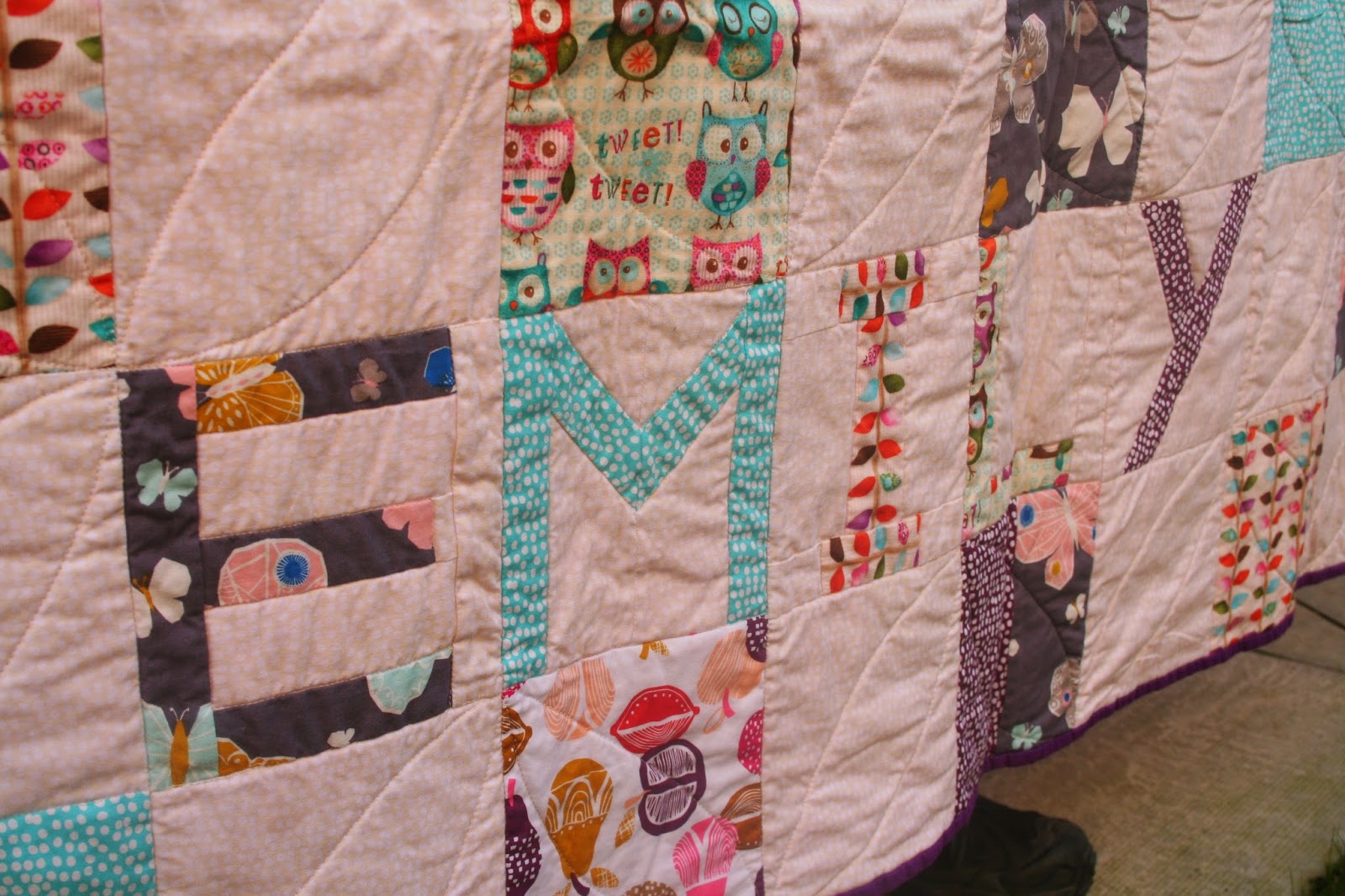 Adventures in a Crafting Life: Emily's Quilt Finished!