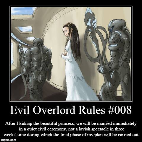 Scott M. Baker: Evil Overlord Rules, Part 1