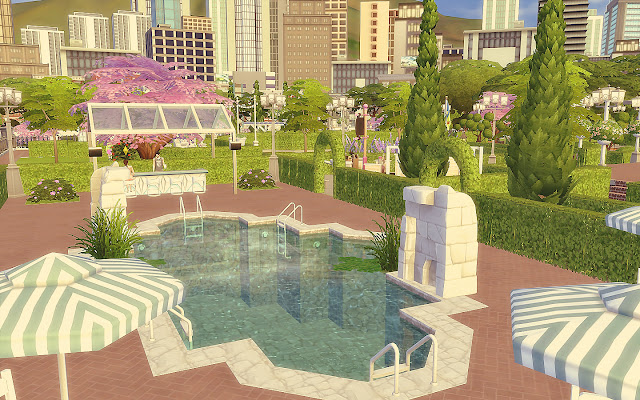 Downtown Park - The Sims 4 - Via Sims