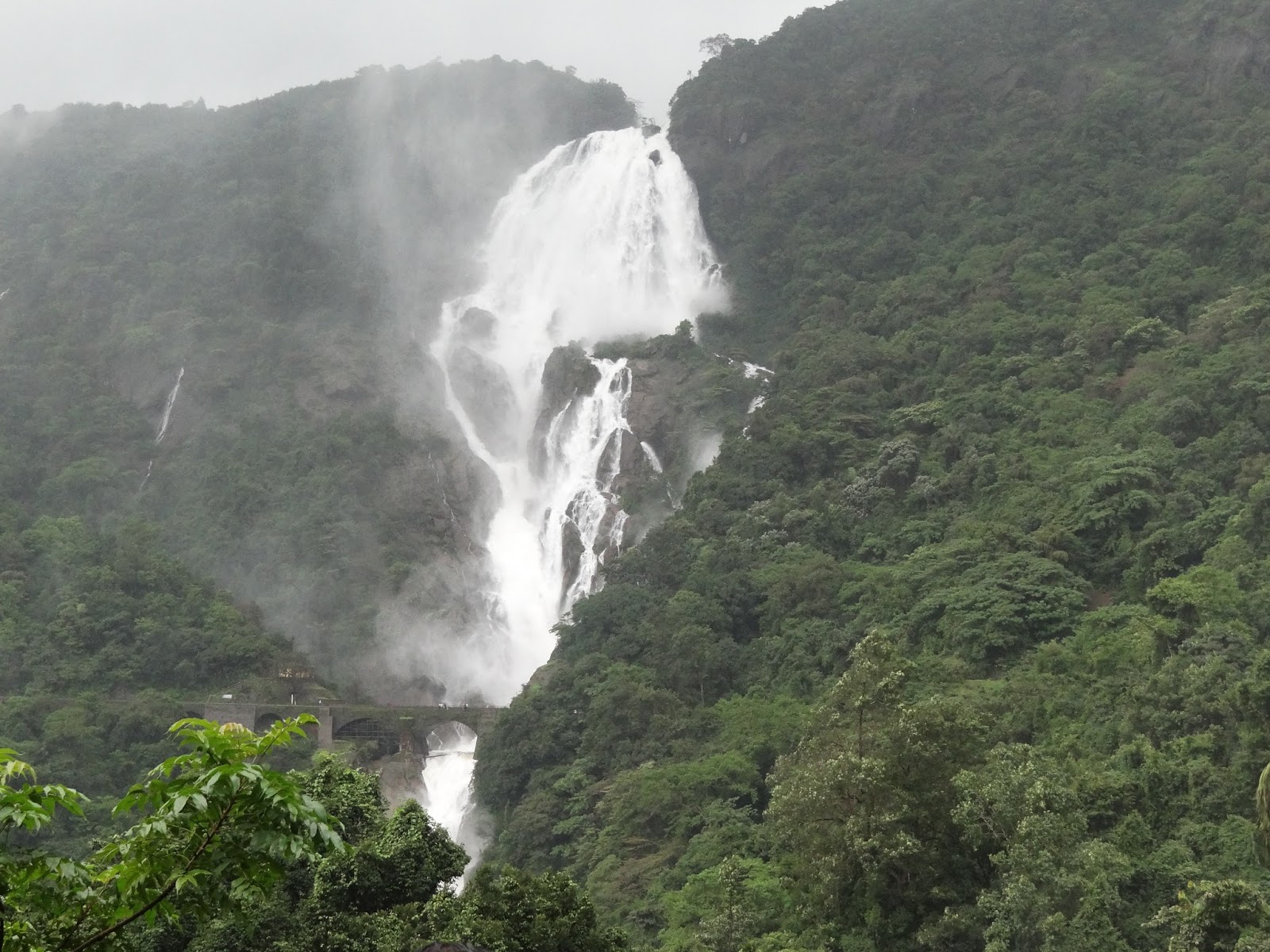 Travel Trip Journey: Dudhsagar Falls Goa India