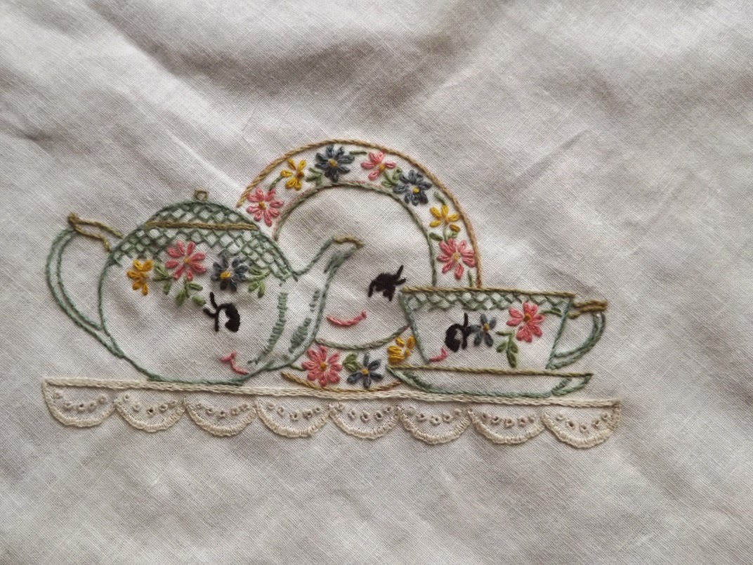 Yesteryear Embroideries: No words.......just memories of many stitches ...