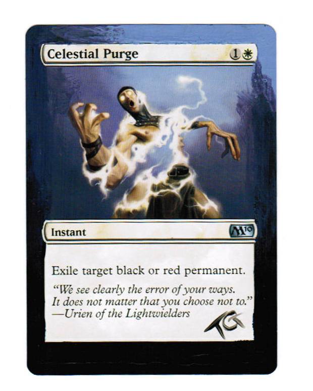 MTG Altered Art: Celestial Purge