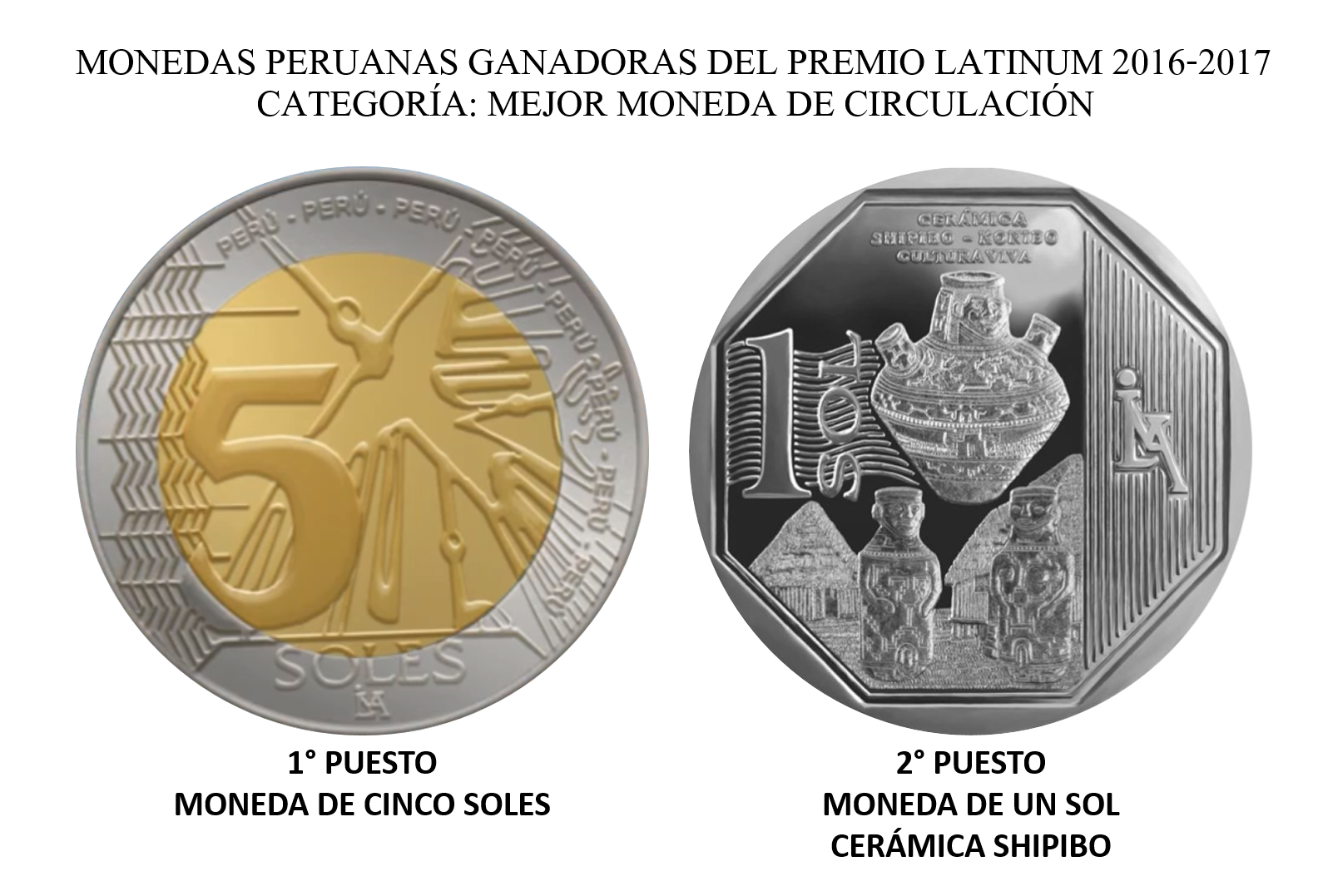 Fotos e Imágenes del Perú: Conoce las monedas peruanas premiadas a ...