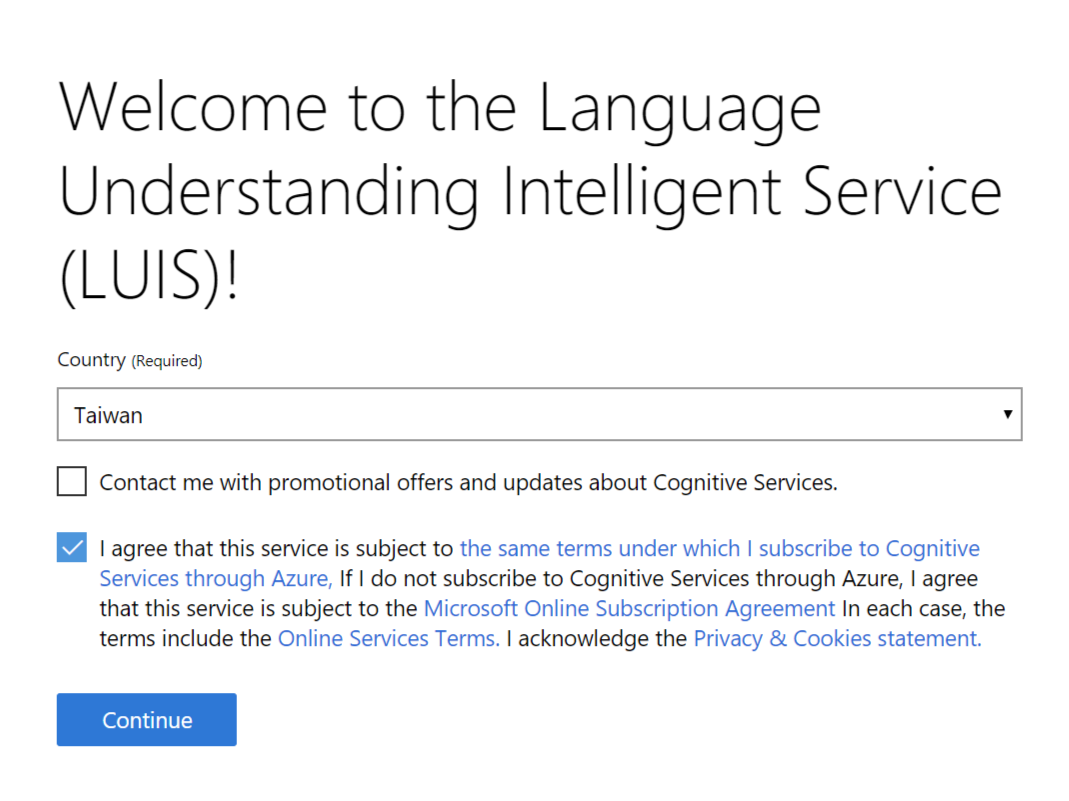 ZeroTiem: Language Understanding (LUIS.AI) 語意分析 教學 快速建立自己的LUIS