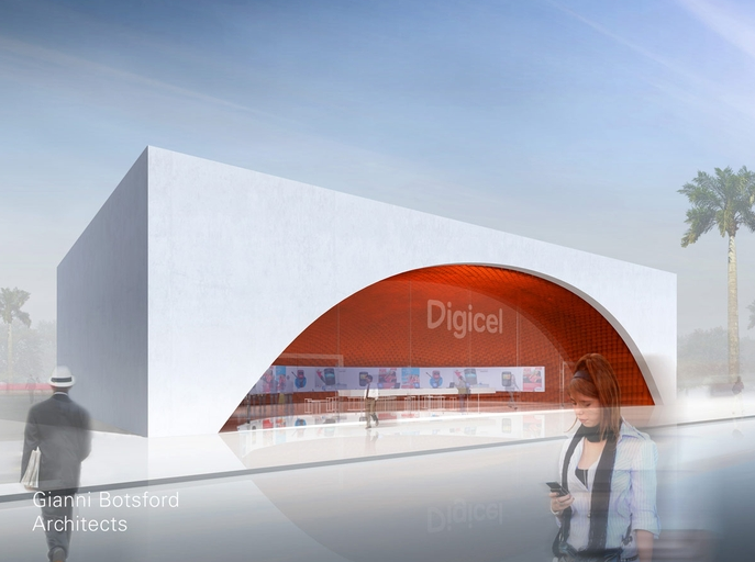 Digicel Showroom [Port au Prince, Haiti] | Unusual Architecture