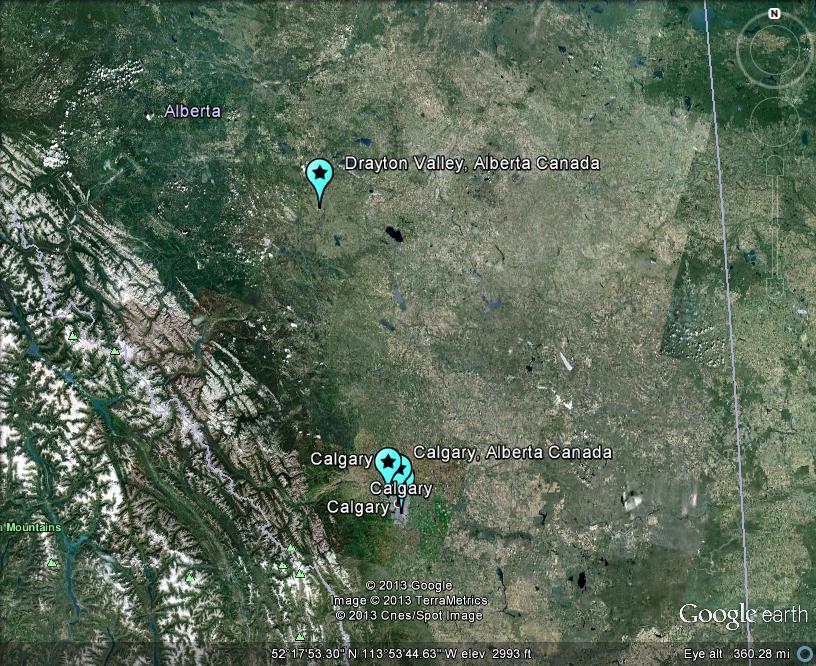 The Latest Worldwide Meteor/Meteorite News: Alberta Fireball Meteor ...