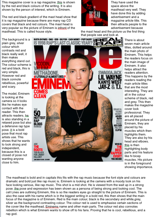 Chloe Burley AS Media: Analysis of a Rap Magazine