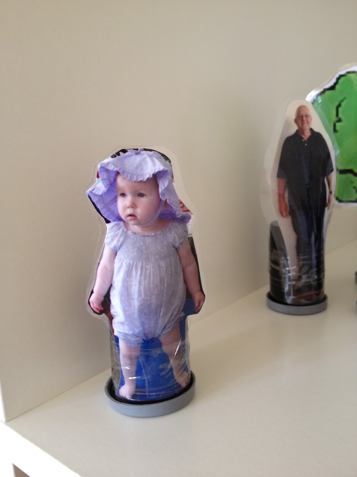 Playing and Learning Begins at Home: Home made Familiar Block People