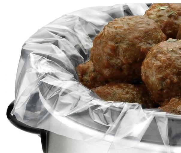 food: PanSaver EZ Clean Multi-Use Cooking Bags Slow Cooker Liners