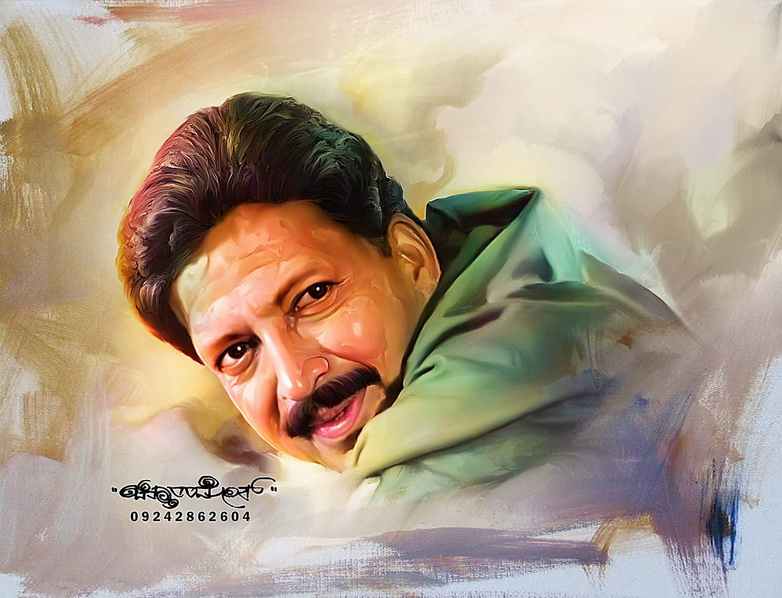 Chitthara Digital Paintings: vishnuvardhan paintings