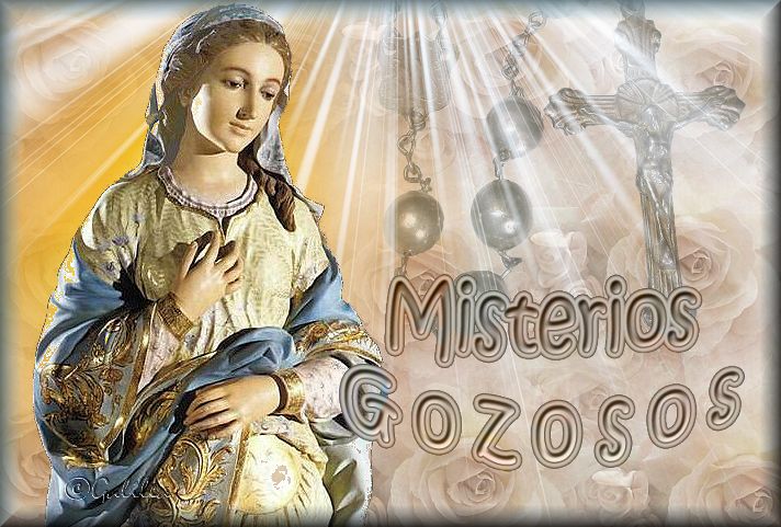 ® Colección de Gifs ®: IMÁGENES DE LOS MISTERIOS GOZOSOS DEL SANTO ROSARIO