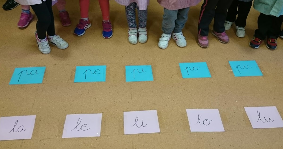 LOS PEQUES DE CALERA: Jugando con las letras. 4 años
