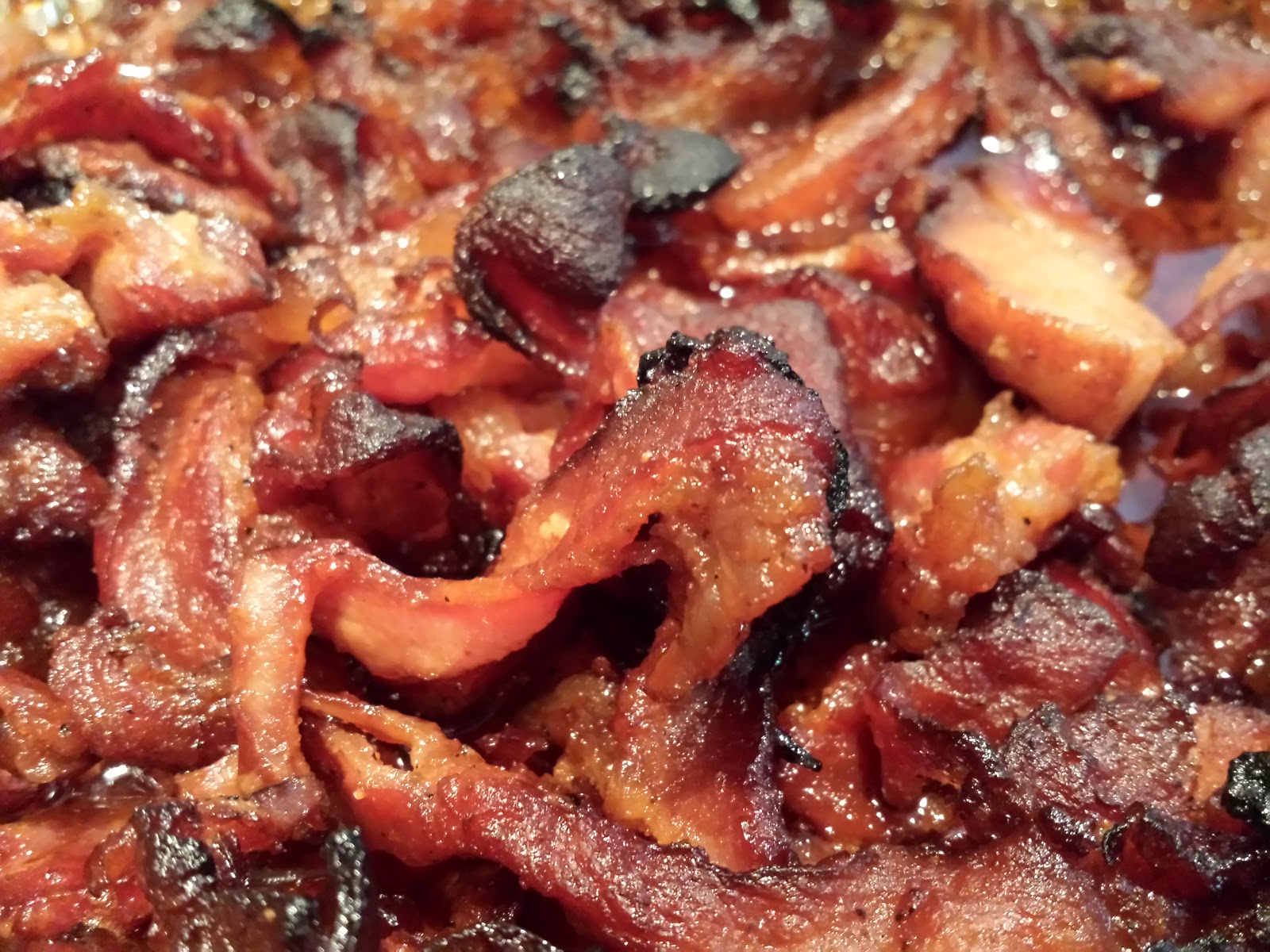 The Carnivorous Food Breeze: Sweet & Spicy Smoked Hunks of Bacon!