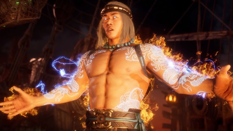 Mortal Kombat Vs Fire God Liu Kang Vs Green Glow Johnny Cage