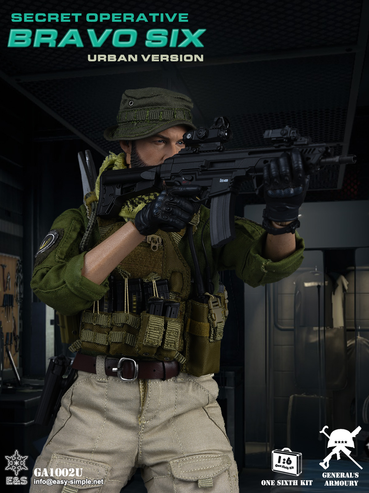 toyhaven: General’s Armory 1/6th scale Bravo 6 Urban Version Secret ...