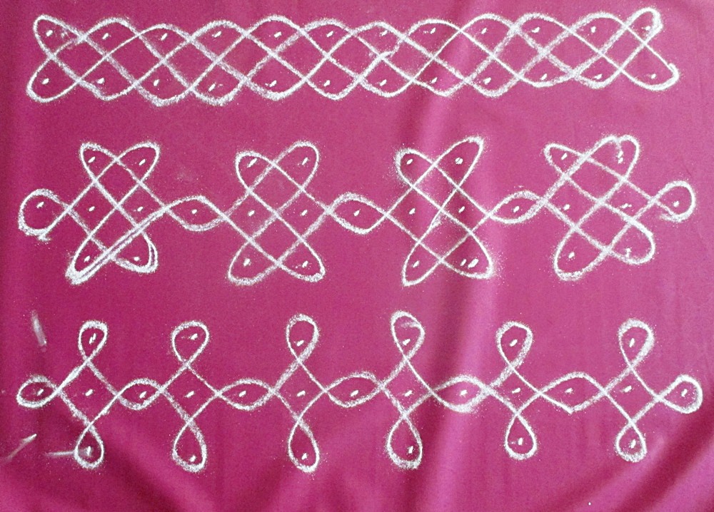 Border kolam designs 2