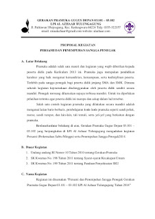 Contoh Proposal Persami Terbaru Tahun 2017