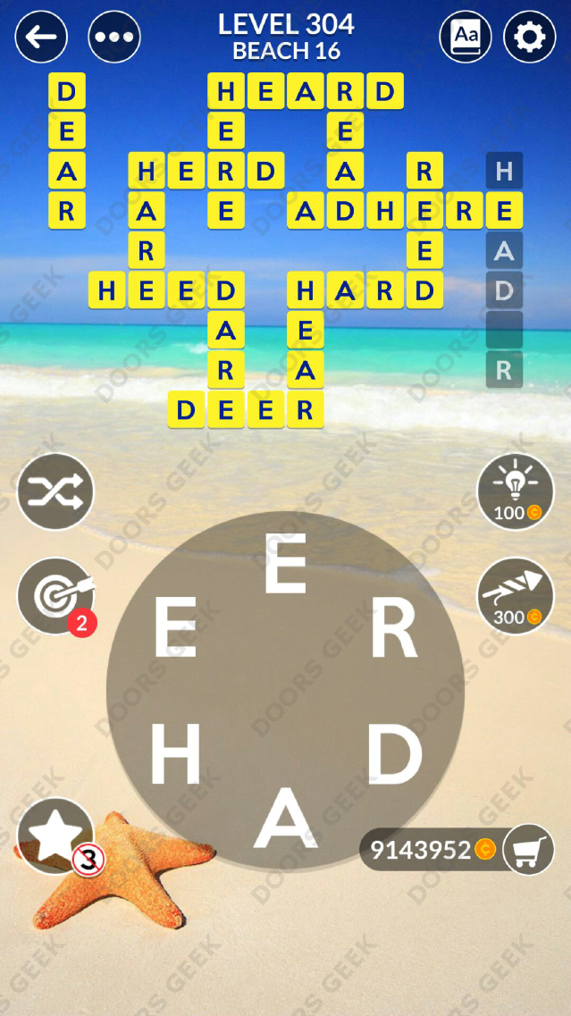 Wordscapes Level 304 Answers ~ Doors Geek
