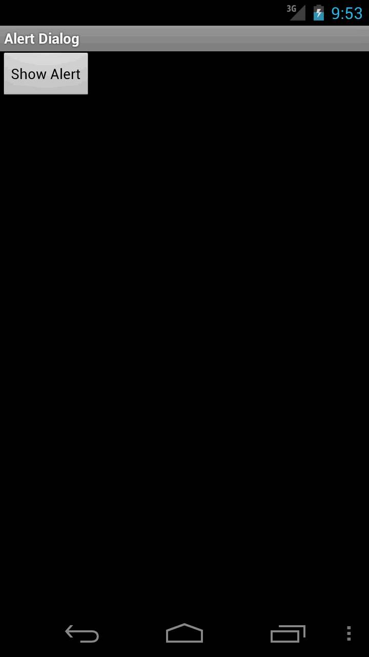 Android Practices Alert Dialog Example In Android