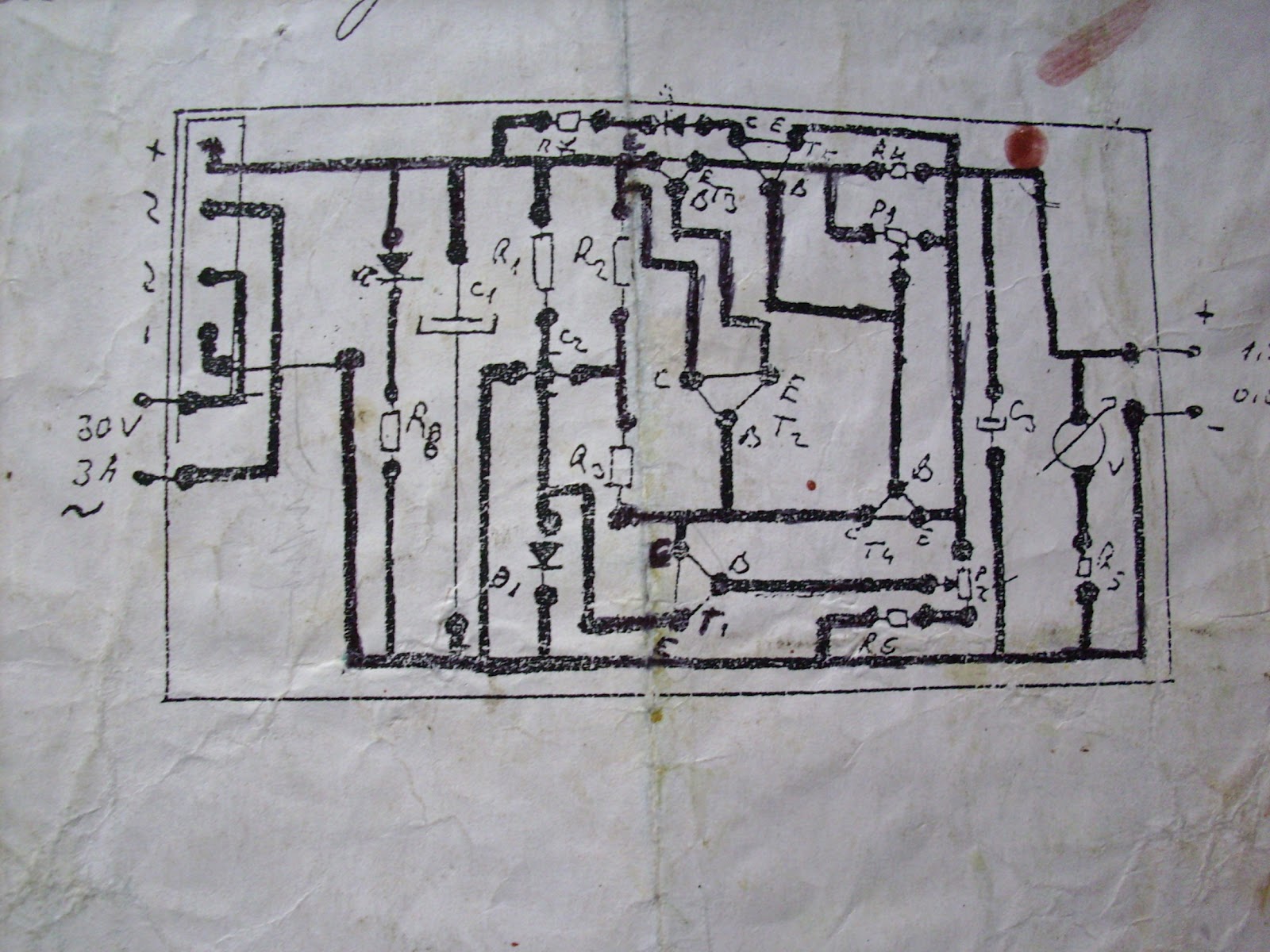 Scheme Electronice: Sursa de tensiune stabilizata cu 2N3055