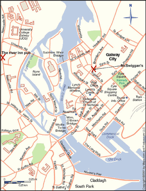 Galway Map Regional City of Ireland - Map of Ireland City Regional ...