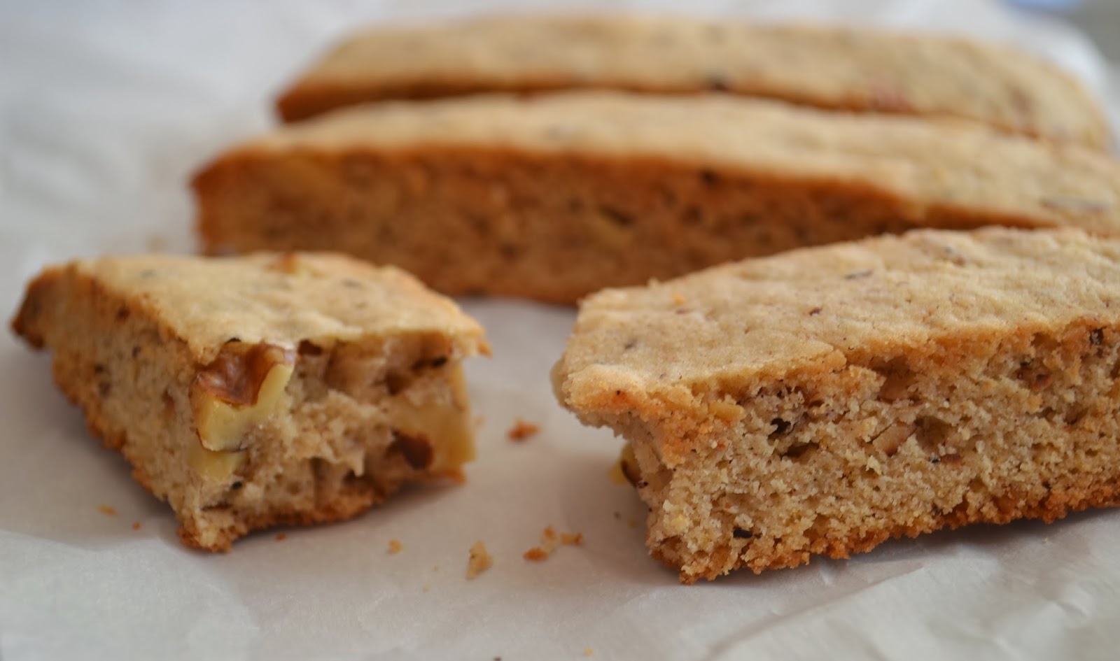 BY HIS GRACE: cinnamon walnut biscotti
