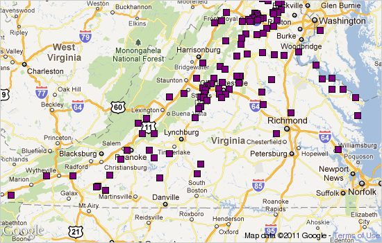 Matt and His Awesome Maps: Final Project Proposal-Virginia Wineries ...