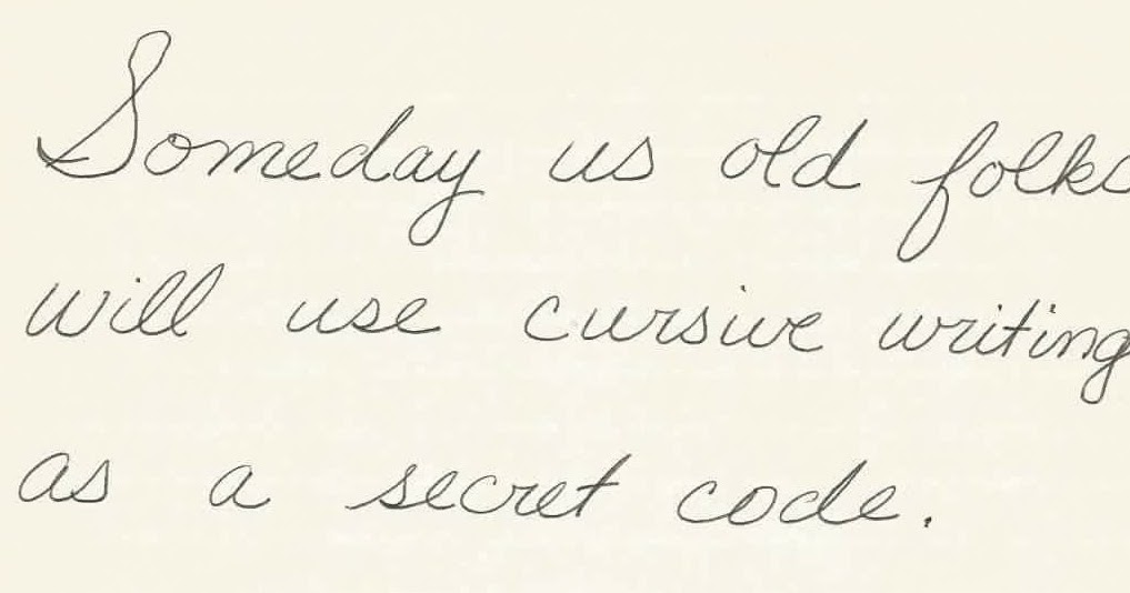 The AC is On: Cursive