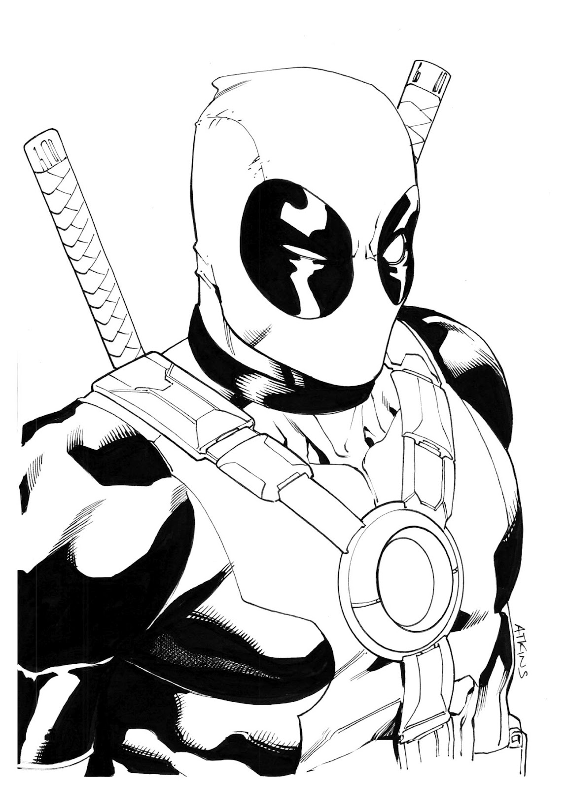 Robert Atkins Art: Deadpool...