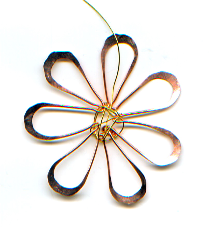 WireWorkers Guild: FLOWER PENDANT