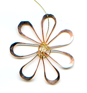 WireWorkers Guild: FLOWER PENDANT