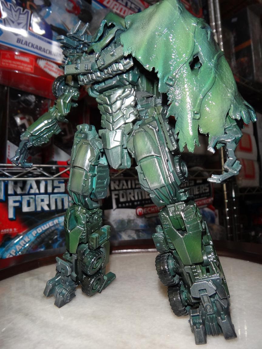 JUST Custom Toy: Repainted Transformers DOTM Voyager Megatron