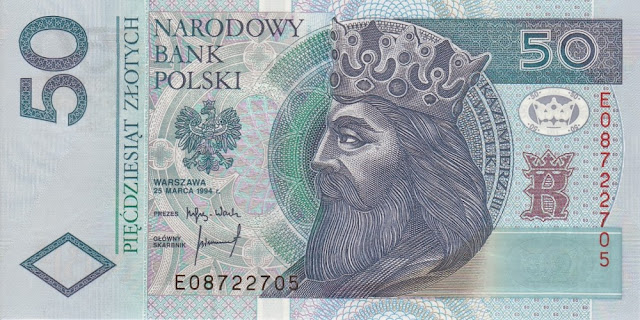 Poland 50 Zlotych banknote 1994|World Banknotes & Coins Pictures | Old ...