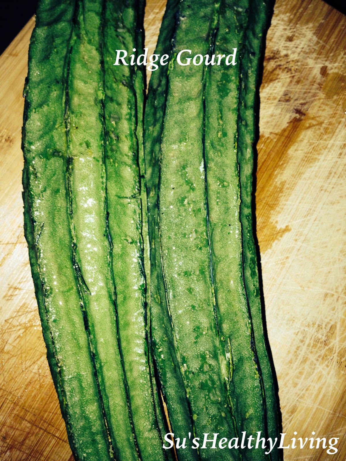 Su'sHealthyLiving: Ghosale Upkari ( Ridge Gourd Stir-Fry).