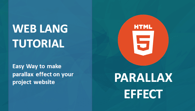 Cara Mudah Membuat Efek Parallax Keren dengan CSS - Sahretech